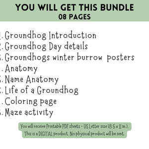 Groundhog Day Study,hibernation Unit Study,winter Animals Journal ...