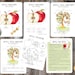 Apple Anatomy & Life Cycle Mini Study: Fall Kids Activity (PDF) - Etsy