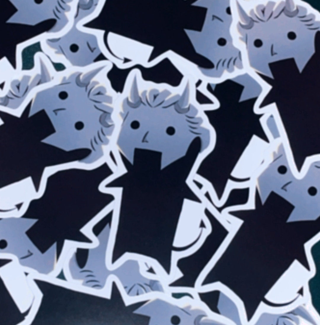 Ghost Ghoulettes Sticker - Etsy
