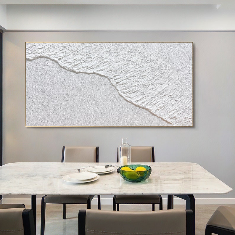White Abstract Wall Art White Textured Wall Art White Abstract - Etsy