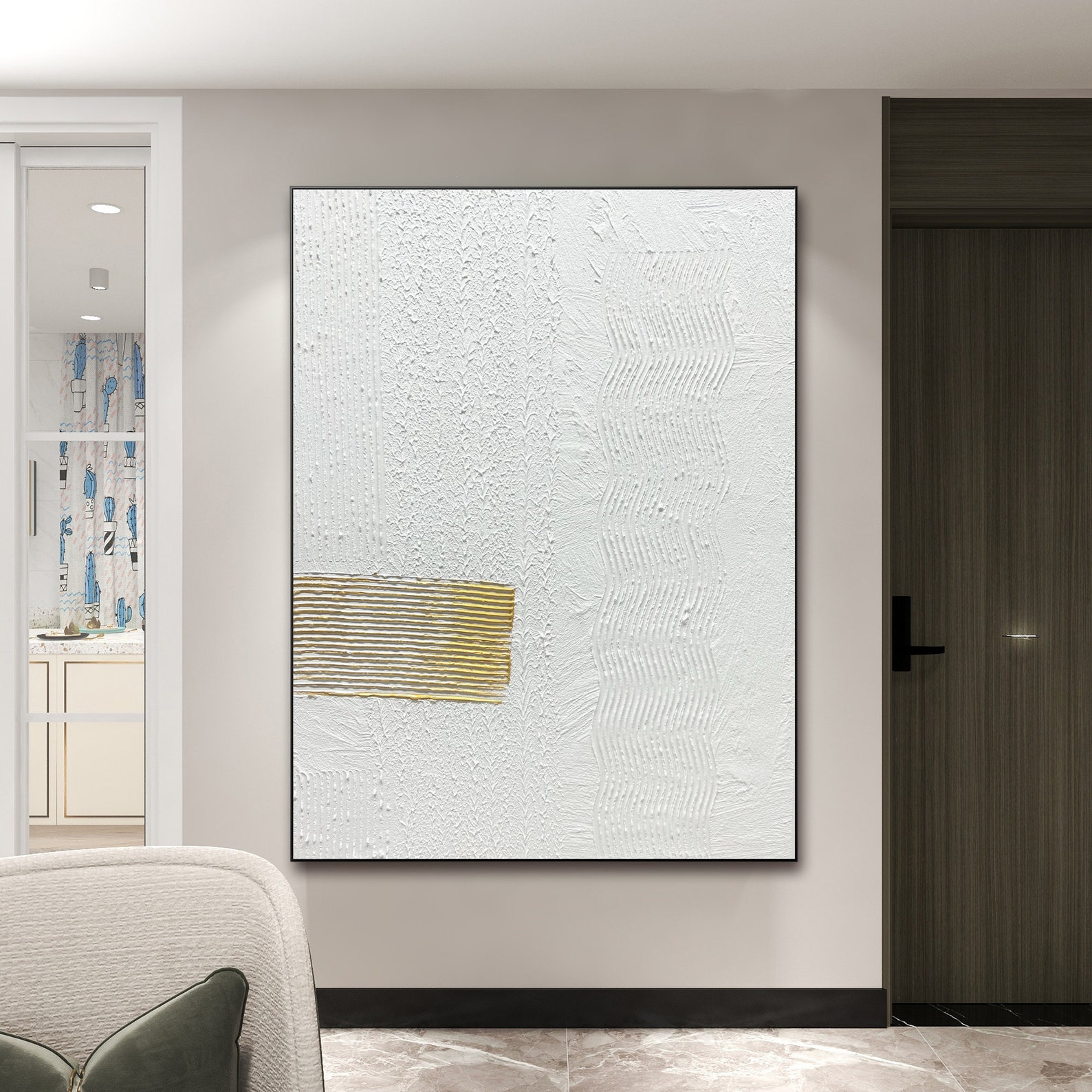 White Abstract Wall Artwhite Textured Wall Artwhite Abstract - Etsy