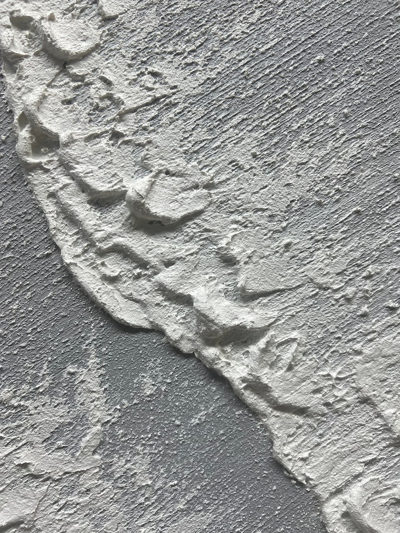 Large Wall Art Abstract Ocean Painting 3D Ocean Texture - Etsy