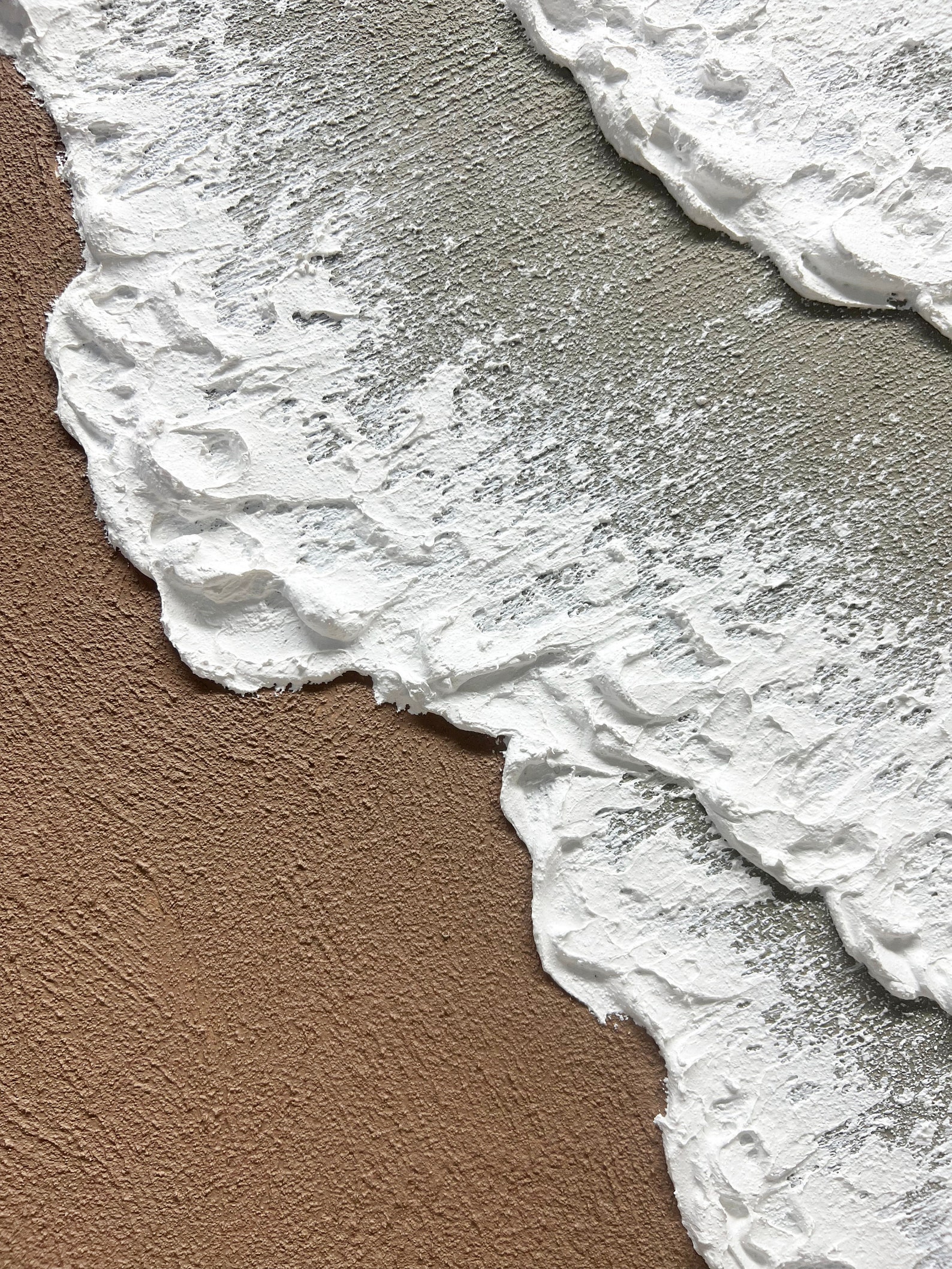 Large Wall Art Abstract Ocean Painting 3D Ocean Texture - Etsy