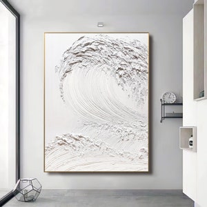 White Abstract Wall Art White Textured Wall Art White Abstract - Etsy