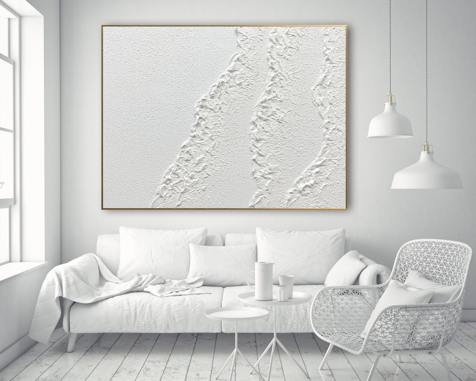 White Abstract Wall Art White Textured Wall Art White Abstract - Etsy