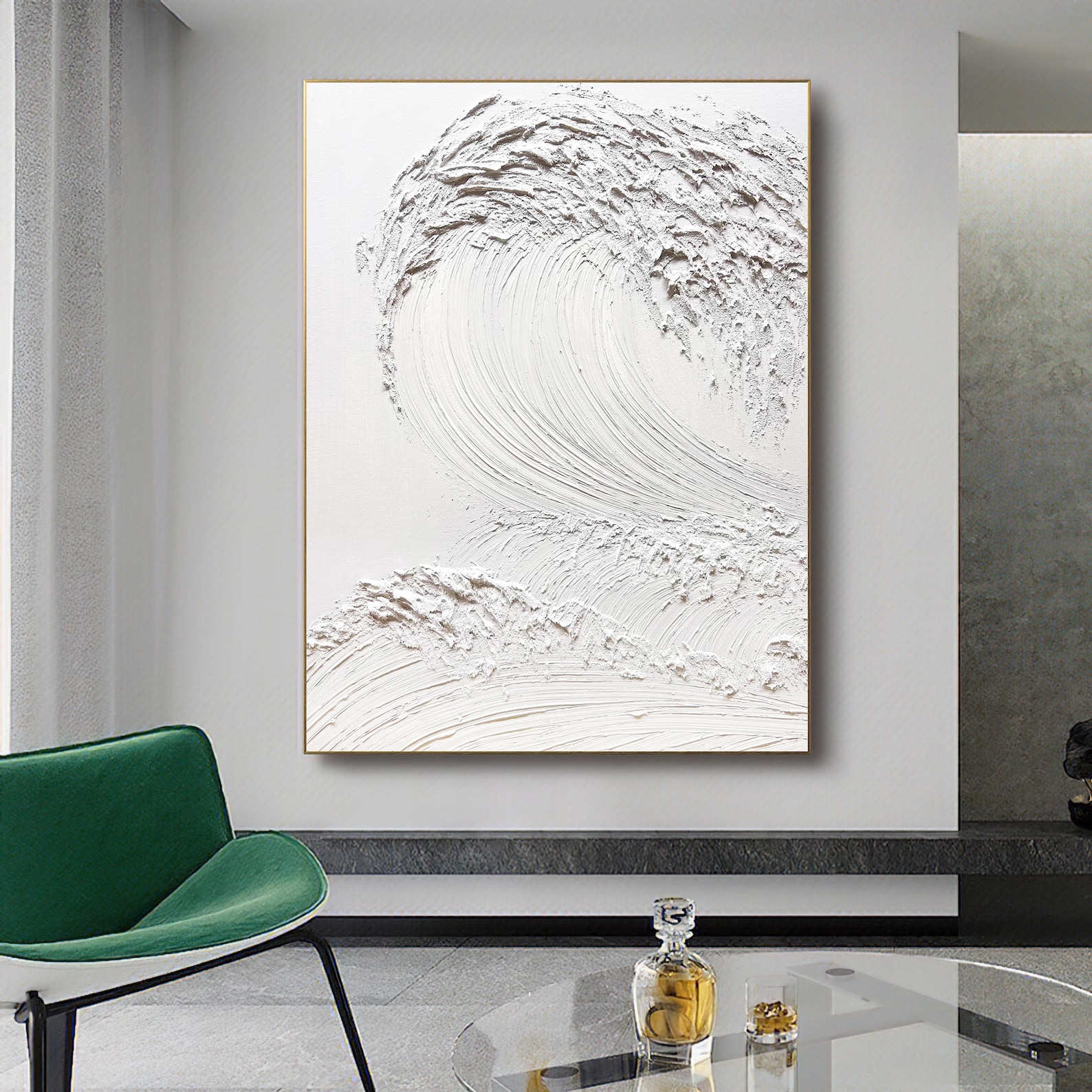 White Abstract Wall Art White Textured Wall Art White Abstract - Etsy