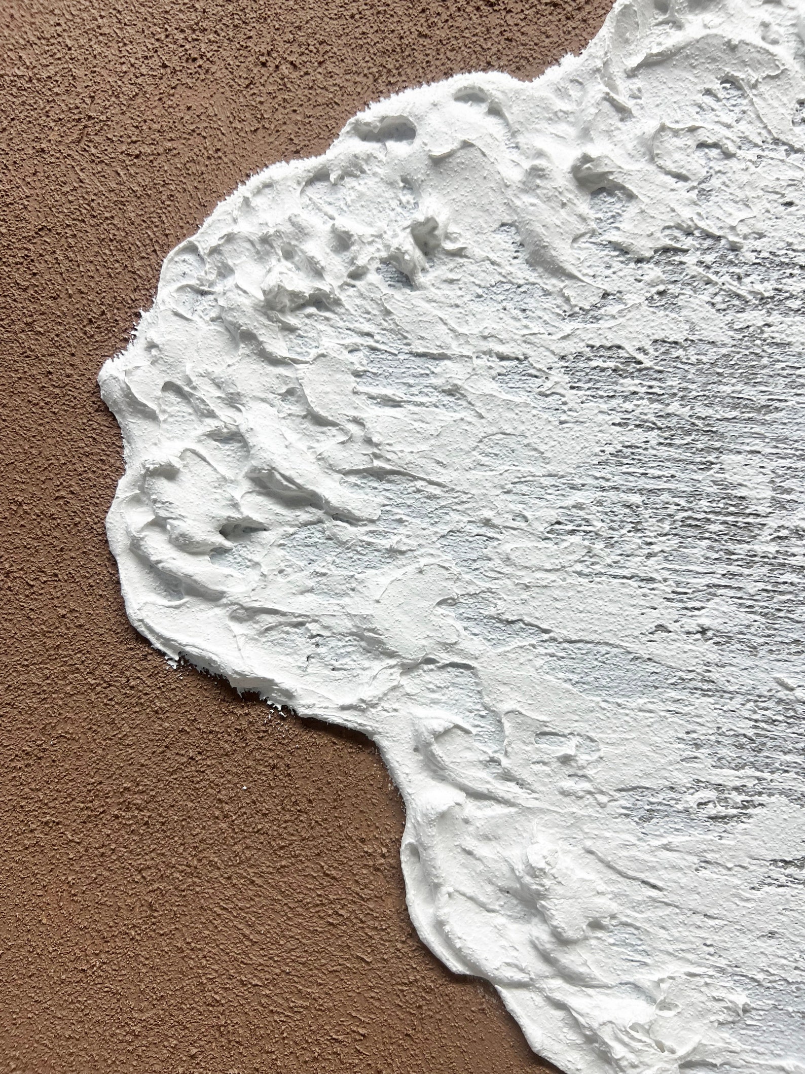 Large Wall Art Abstract Ocean Painting 3D Ocean Texture - Etsy