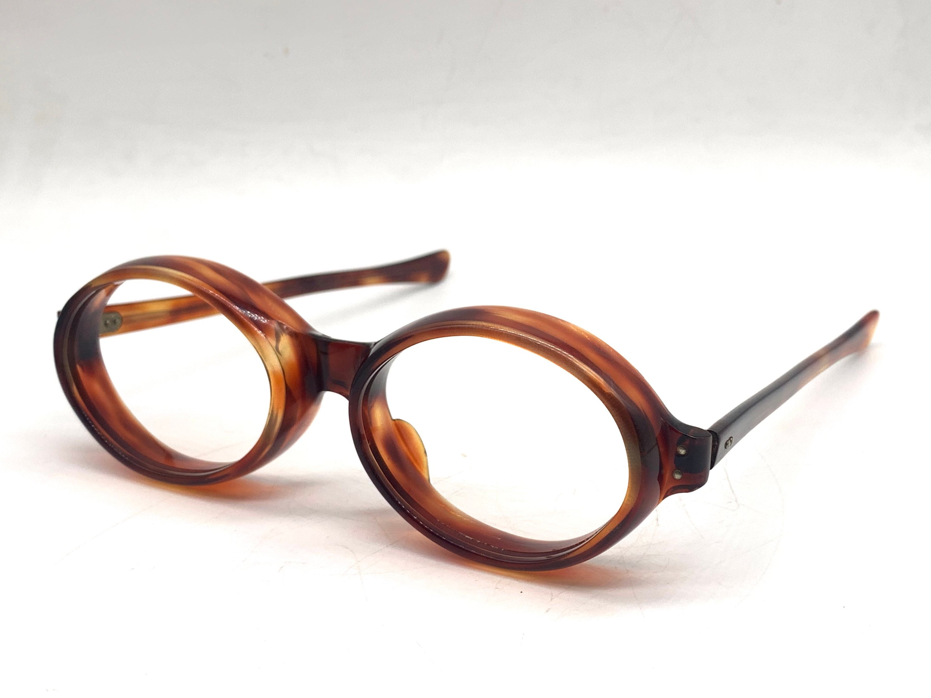 1960s Vintage Round Sunglassestortoiseshell, Made in France , Mod ...