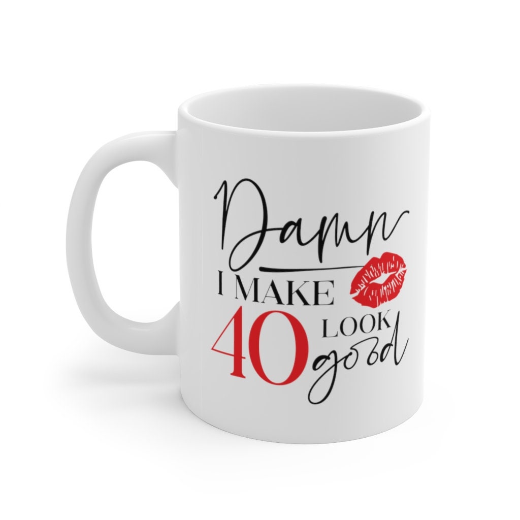 40th Birthday Mug Happy 40th Birthday 40s 40 40th 40th - Etsy