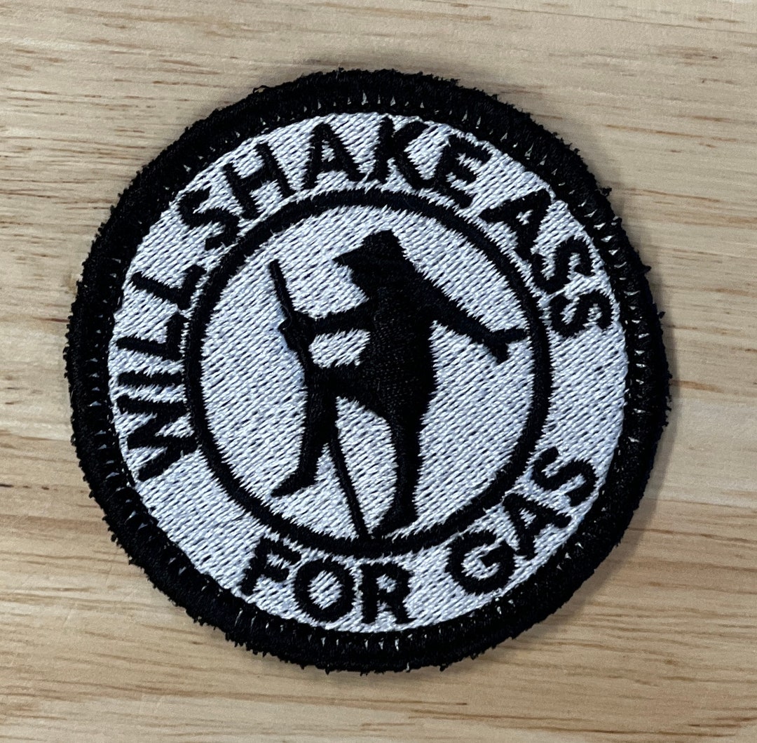 Shake Ass for Gas 2.5 Round Patch, Motorcycle Patches, Biker Patches ...