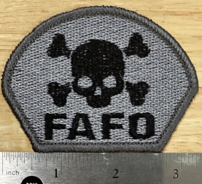 FAFO Embroidered Patch, Velcro Patch, Military-style Patches ...