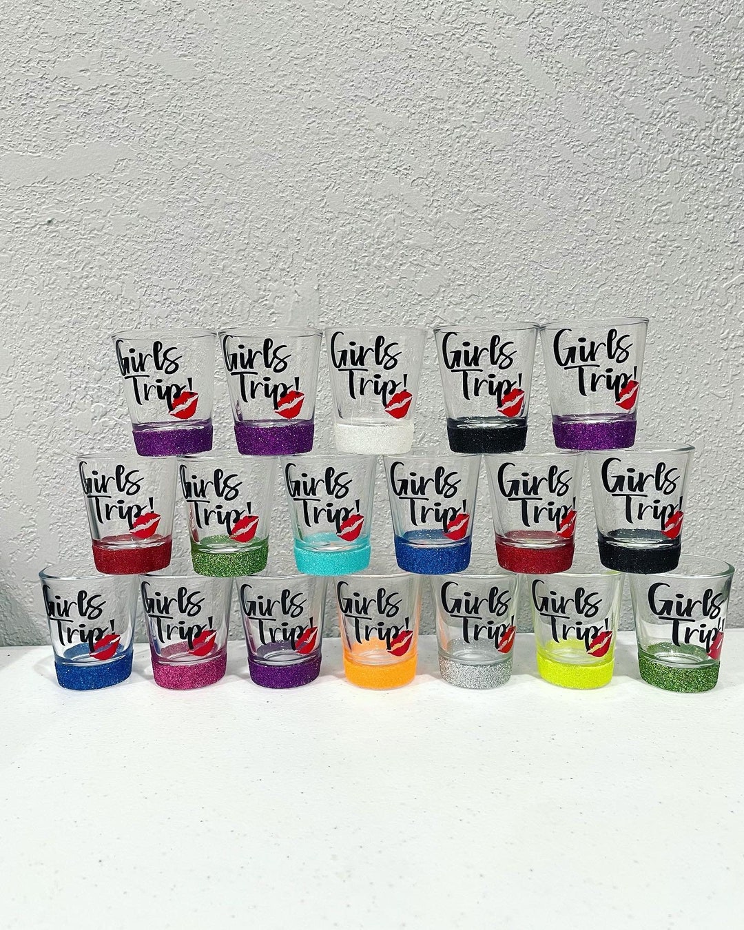 Girls Trip Shot Glasses, Girls Trip Shot Glass, Birthday Girl, Shot ...