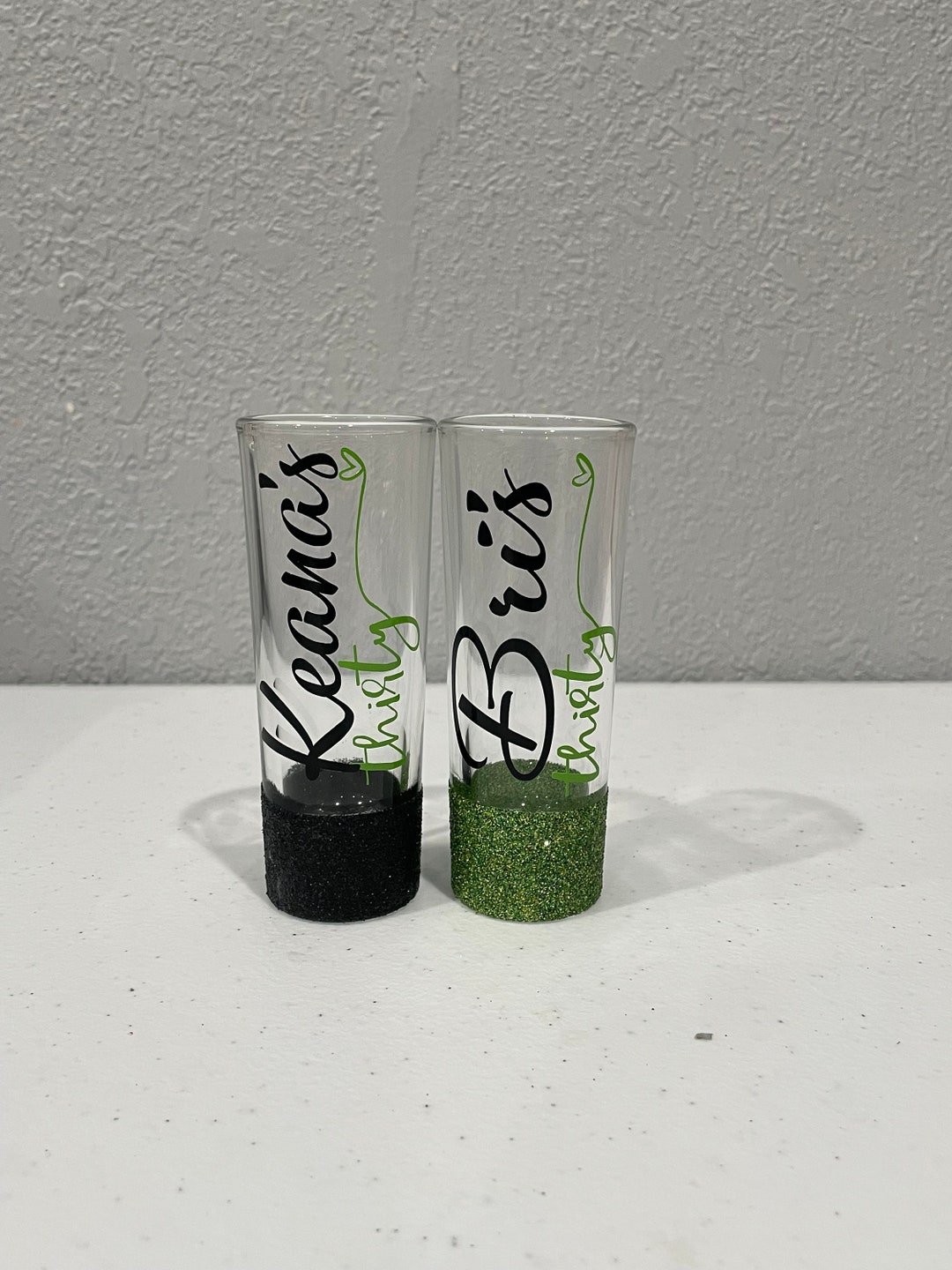 Personalized Shot Glasses, 30th Birthday, Birthday, Shot Glasses ...