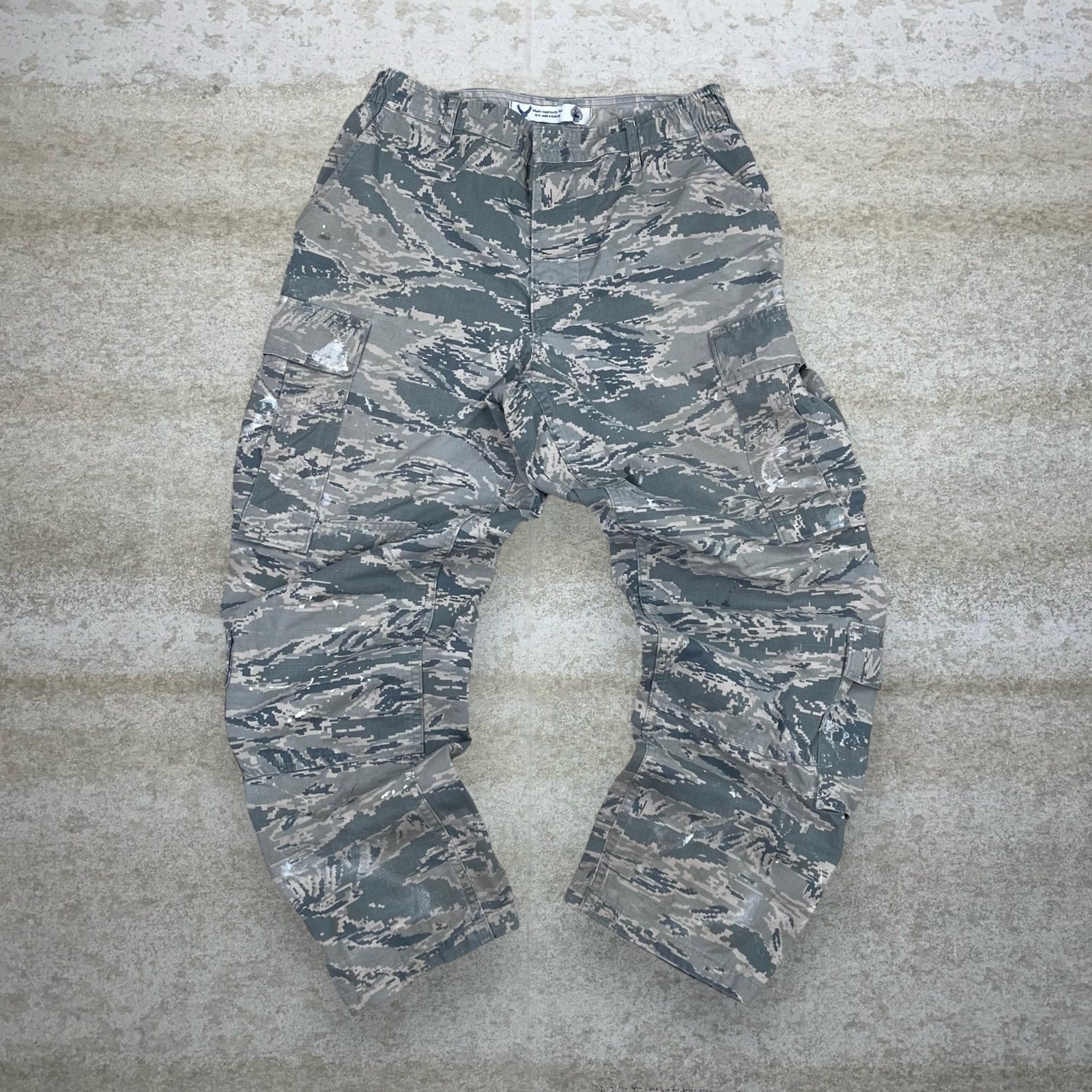 Vintage Military Camo Digital Tiger Stripe Tactical Pants 32x32 Baggy ...