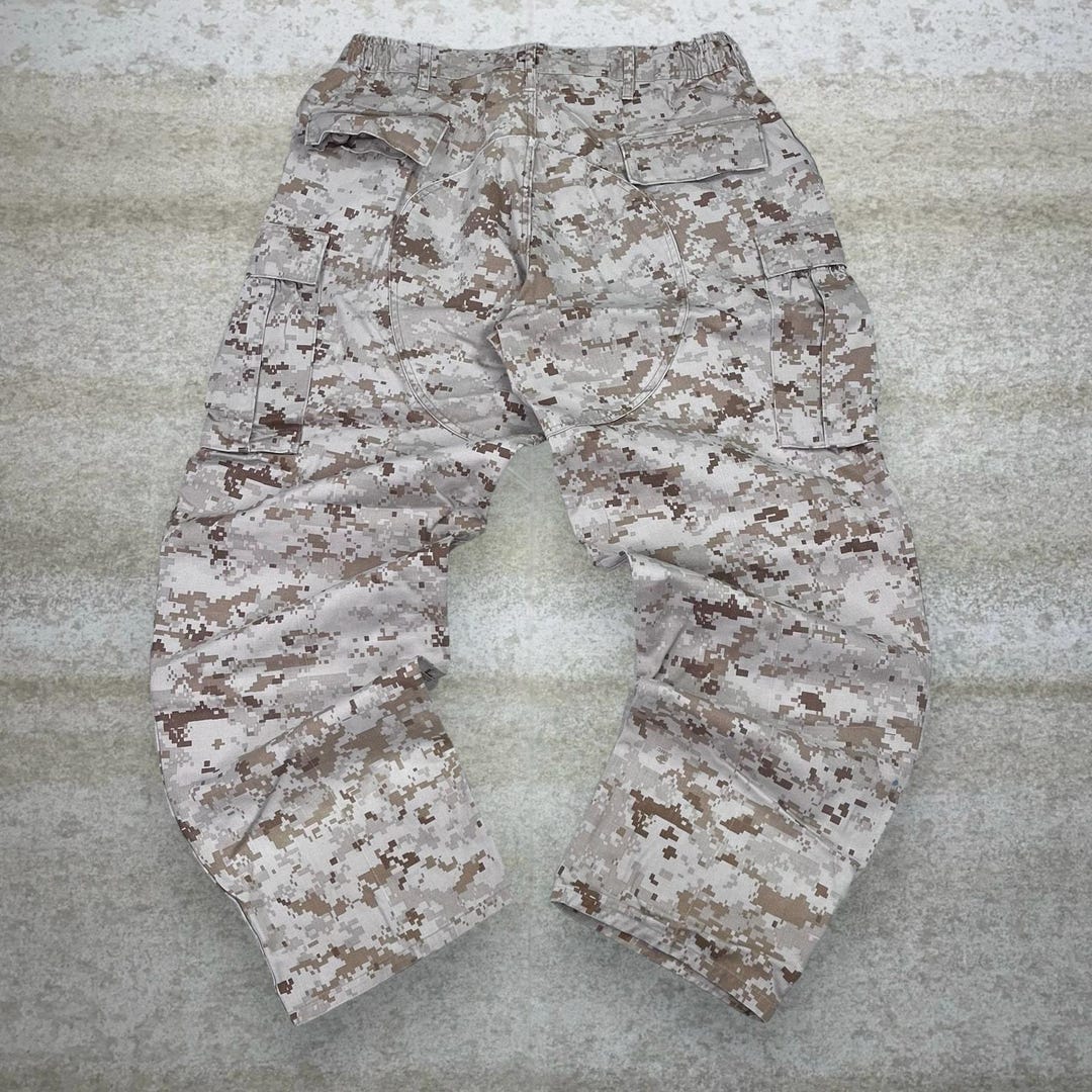 Vintage Military Digital Desert Camo Tactical Pants 36x30 Baggy Wide ...