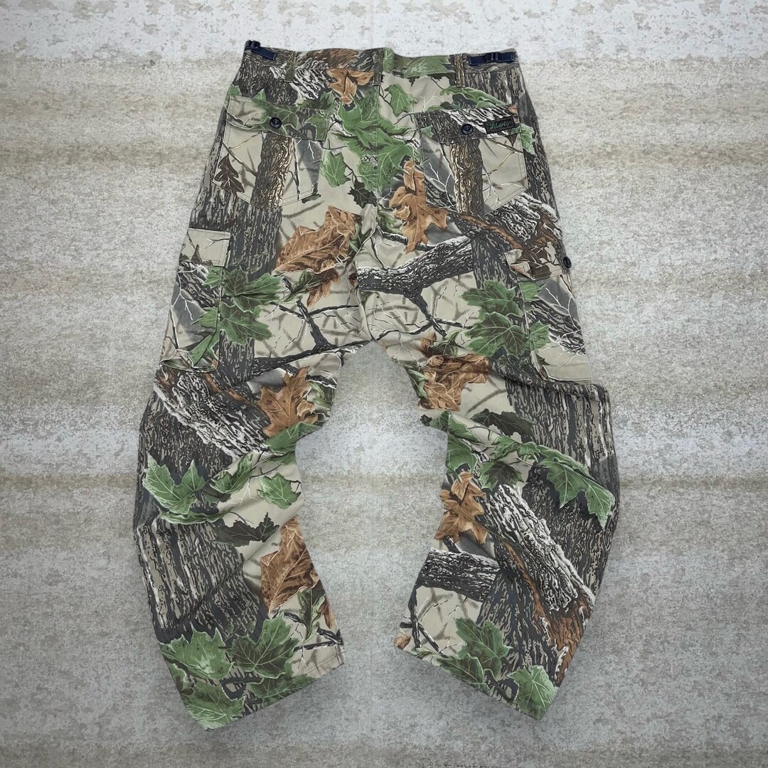 Vintage Liberty Hunting Camo Tactical Pants 36x32 Baggy Fit Cargos ...