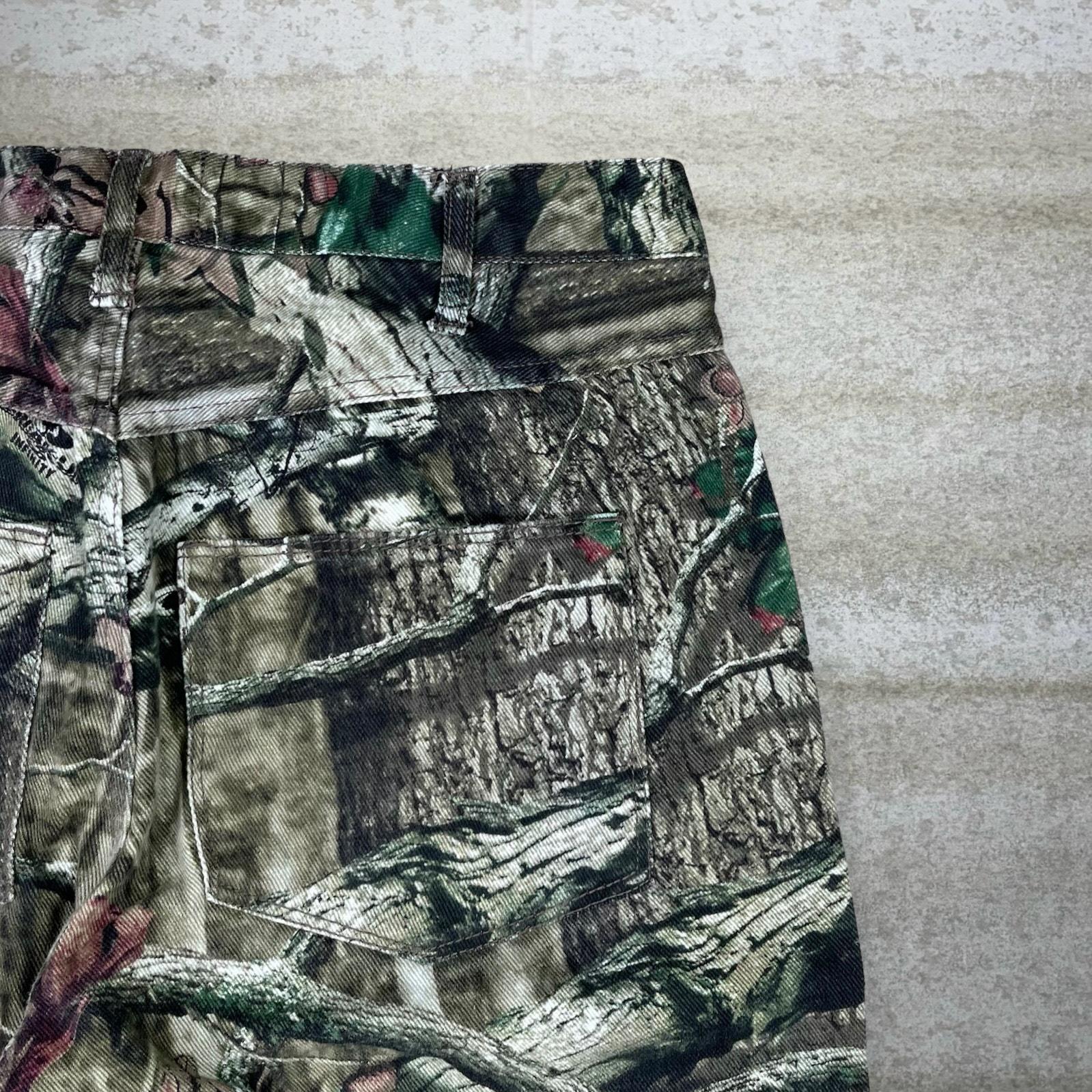 Vintage Mossy Oak Hunting Camo Jeans 36x32 Baggy Wide Leg Fit Woodland ...