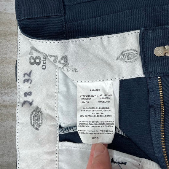 Vintage Navy Blue Dickies Khakis Pants 874 28x32 Original Vintage Navy Blue Dickies Khakis Pants 874 28x32 Original
