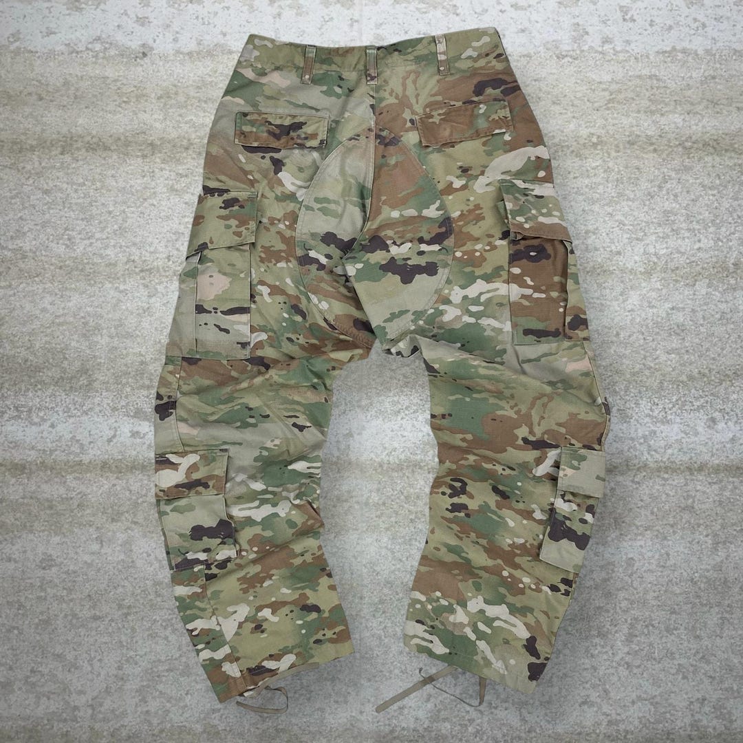 Vintage 90s Military Tactical Pants 32x30 Baggy Multiterrain Camo ...