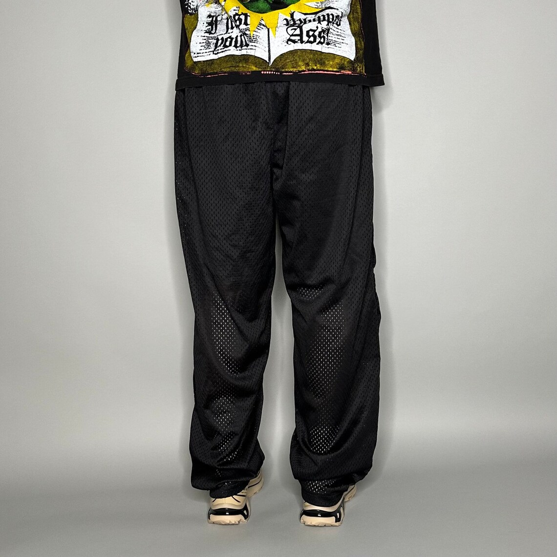 Vintage Nike Breakaway Sweatpants Mens XL Black Polyester Mesh White ...