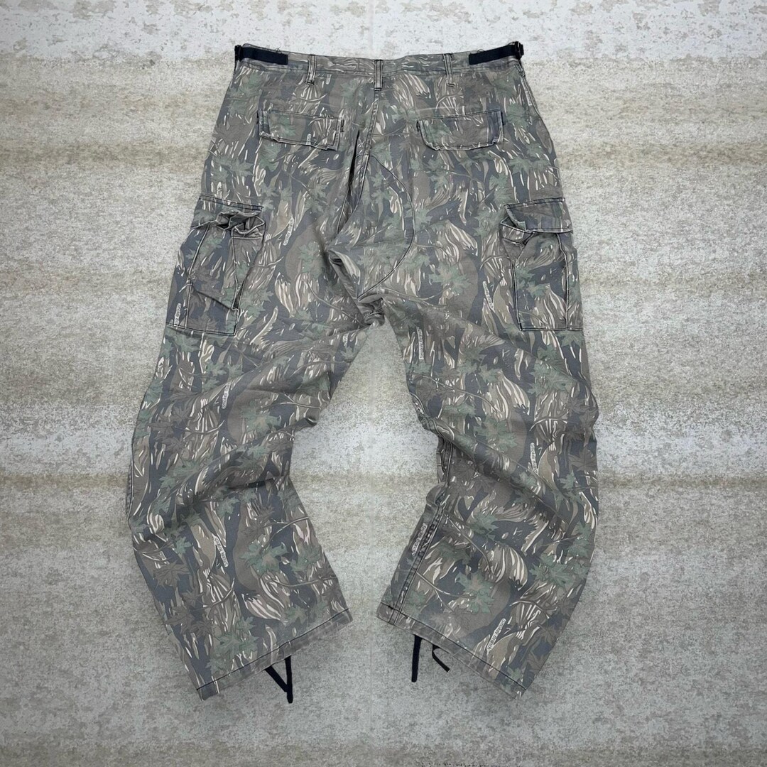 Vintage 90s Military Hunting Camo Tactical Pants 36x30 Baggy Double ...
