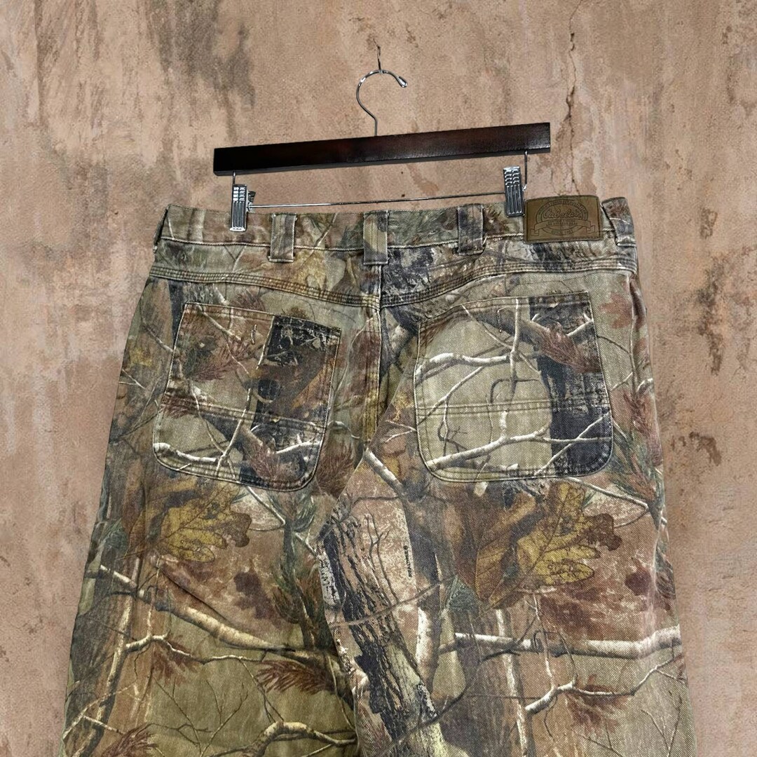 Vintage Cabelas Real Tree Hunting Camo Jeans Baggy Crazy Woodland ...
