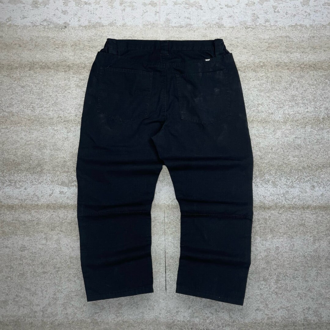 Vintage SOG Tactical Pants 32x26 Jet Black Baggy Fit Cargos Military ...