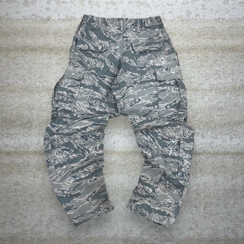 Vintage Military Camo Digital Tiger Stripe Tactical Pants 32x32 Baggy ...