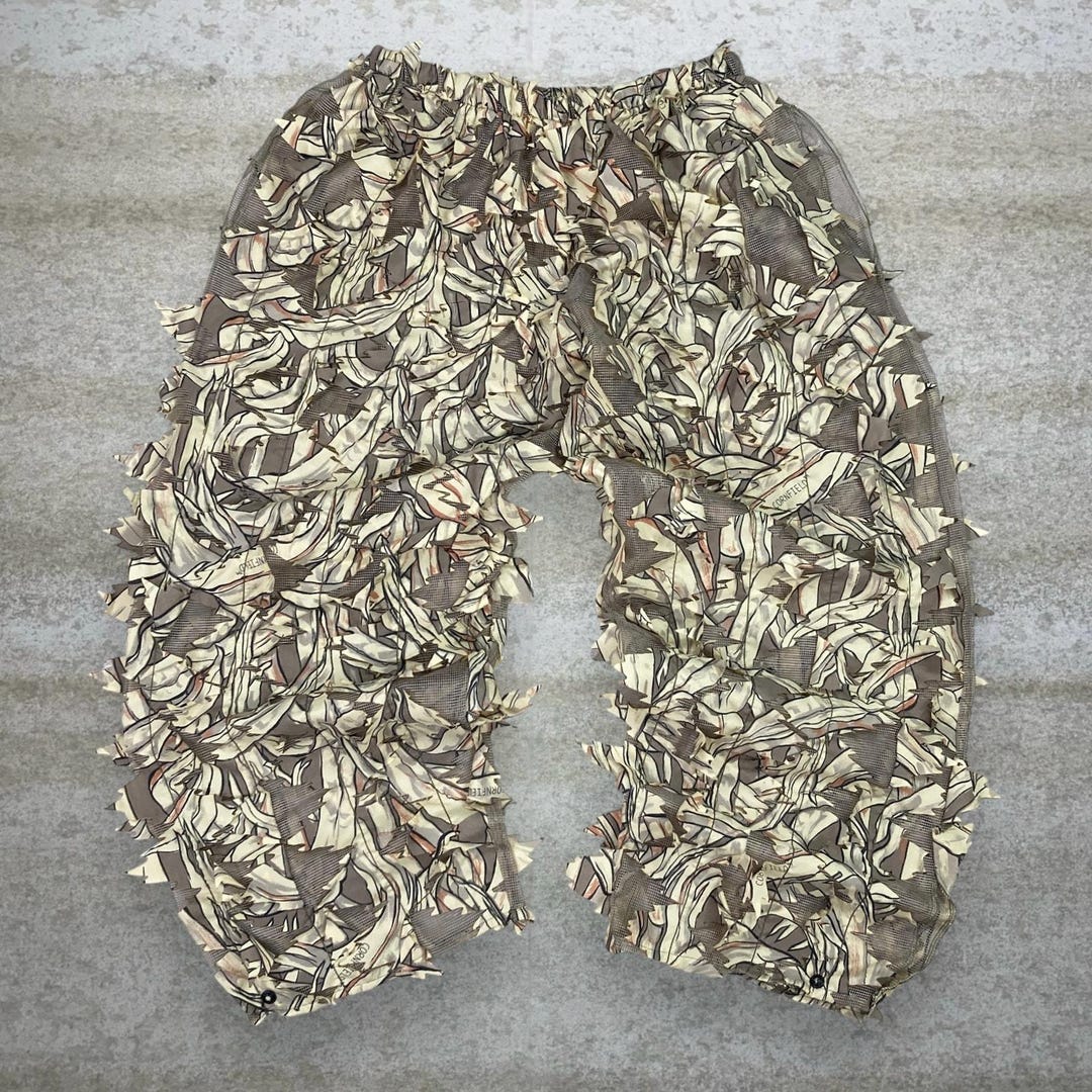 Vintage Cornfield Hunting Camo Pants 34x32 Baggy Wide Leg Fit Shell ...