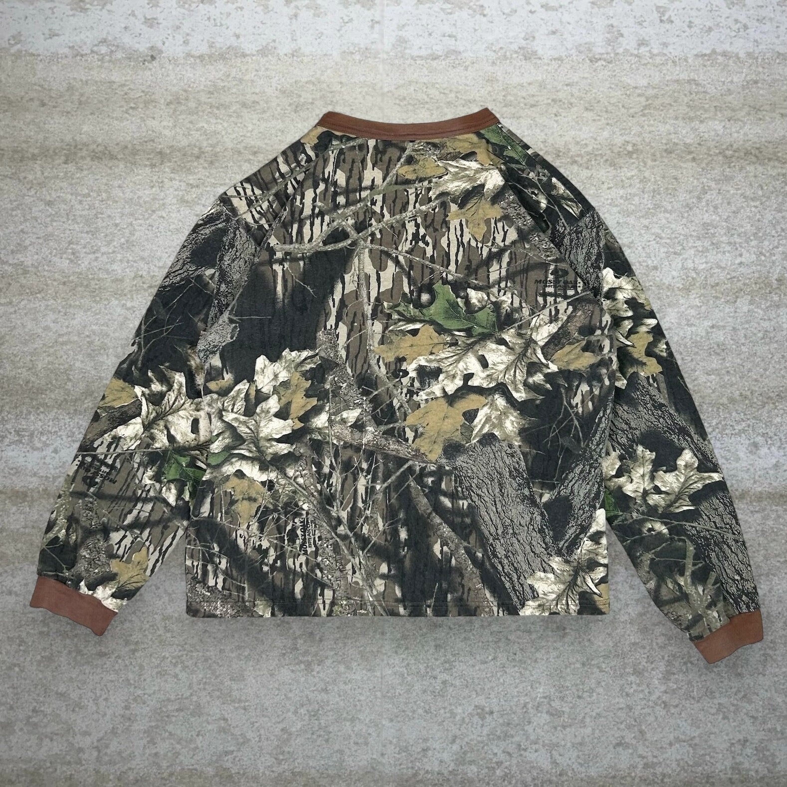 Vintage Trailcrest Hunting Camo Shirt Mens M Cotton Long Sleeve ...
