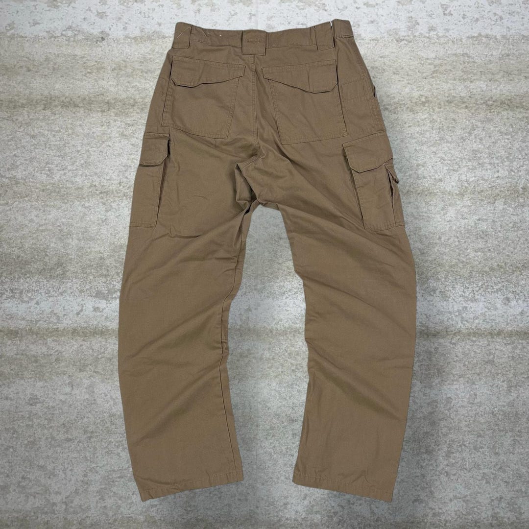 Vintage 90s Tru Spec Tactical Pants 34x34 Baggy Wide Leg Tan Double ...