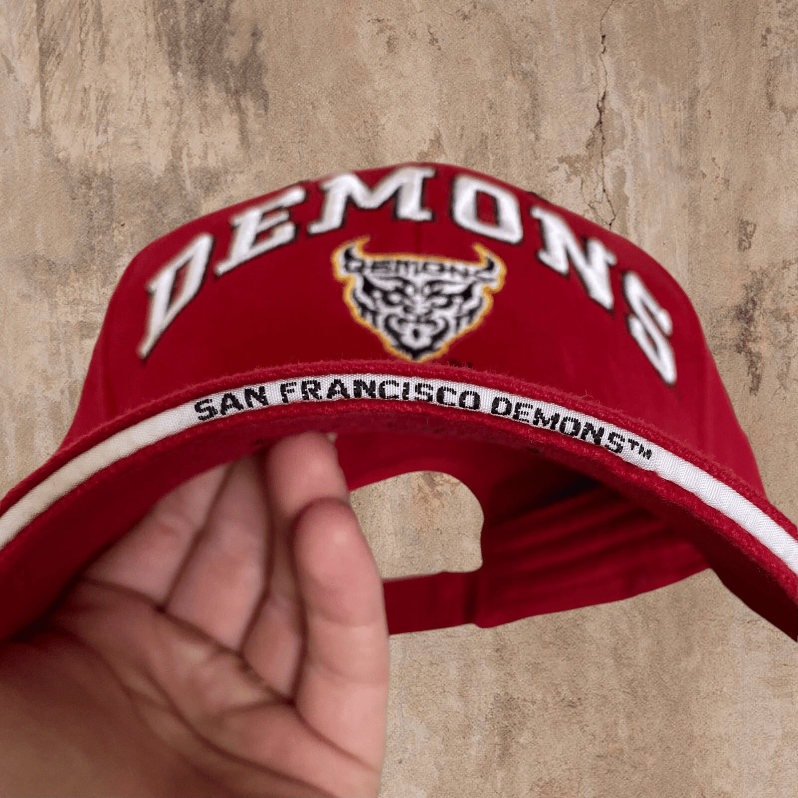 Vintage San Francisco Demons XFL Hat Adjustable Strap Embroidered Logo ...