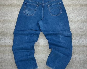 Vintage Levi Silver Tabs Black Label Y2K Distressed Baggy Vintage Levi Silver Tabs Black Label Y2K Distressed Baggy