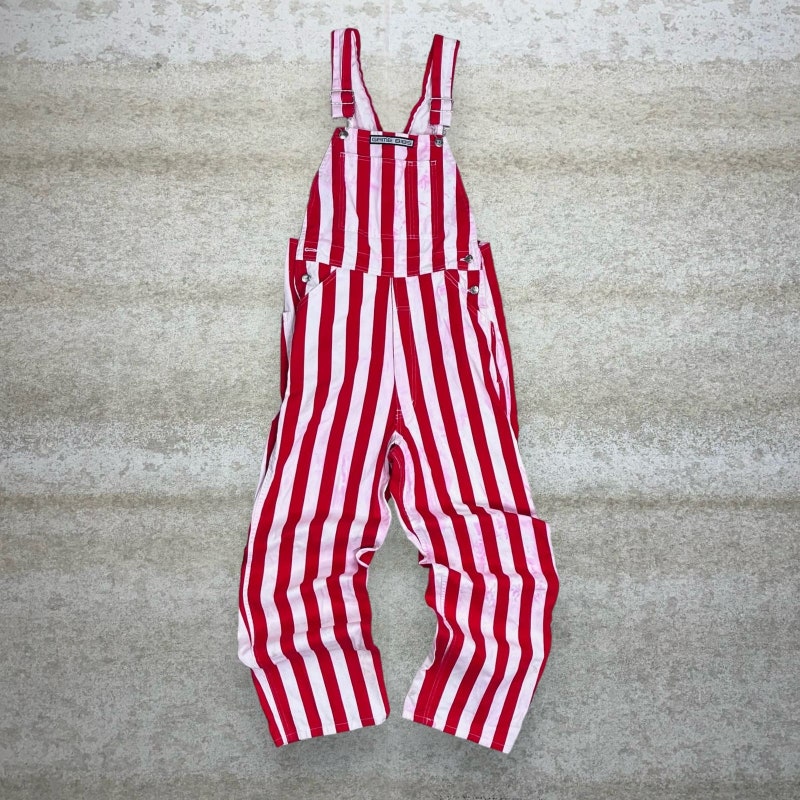 Striped Overalls - Etsy