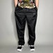 Vintage Water Proof Track Pants Jet Black Baggy Fit Mesh Lined Icreek ...
