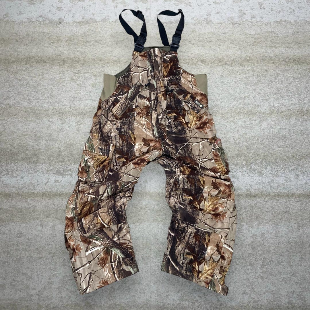 Vintage Realtree Hunting Camo Overalls Mens M Baggy Wide Leg Fit Mens M ...