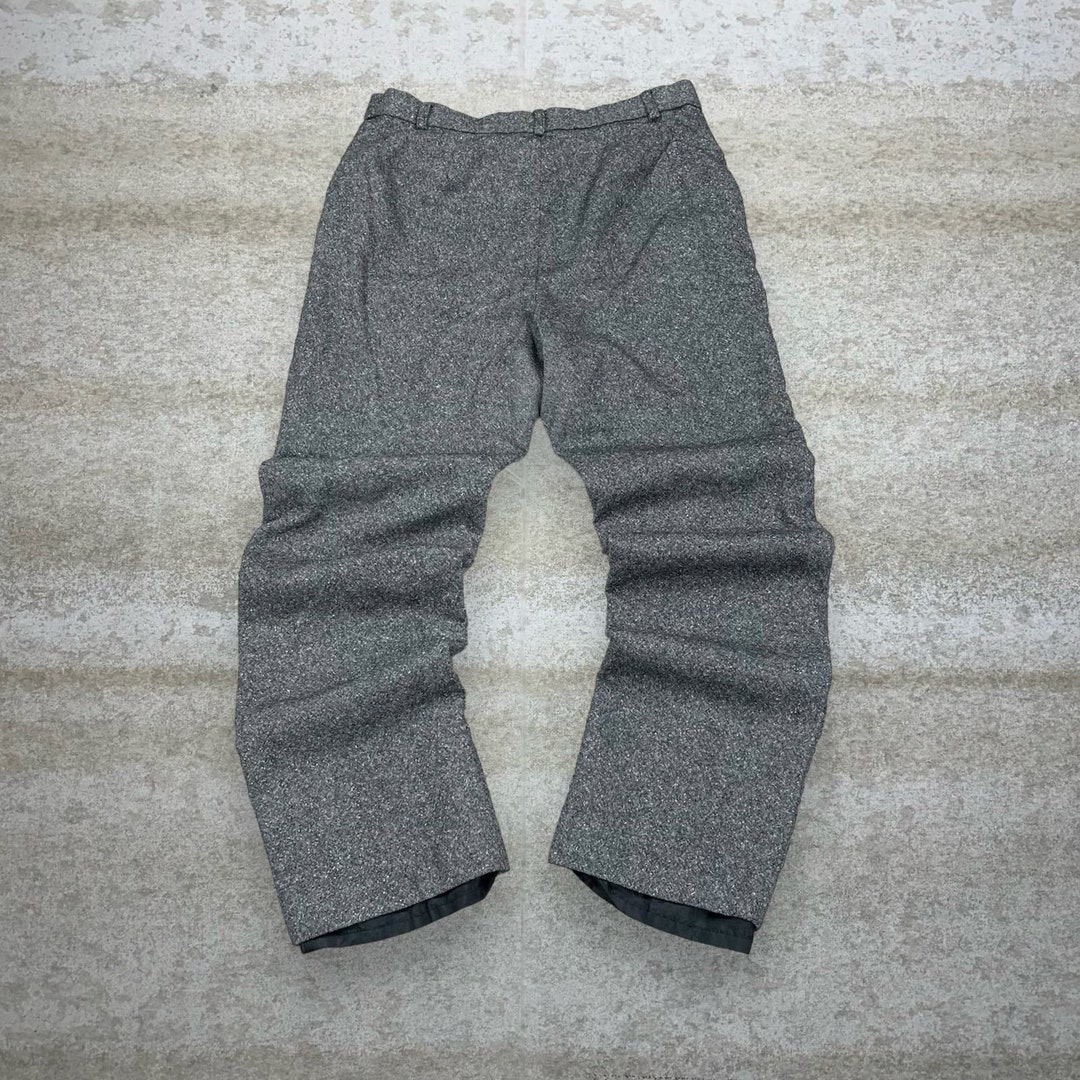 Vintage Pendleton Dress Pants Smoke Grey Wool Made in USA Flat Front ...