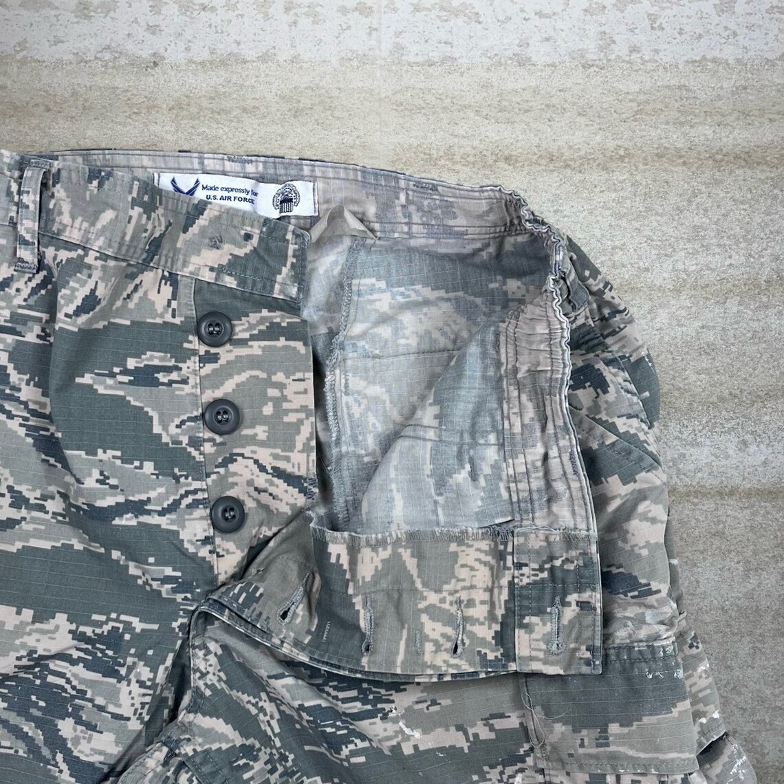 Vintage Military Camo Digital Tiger Stripe Tactical Pants 32x32 Baggy ...