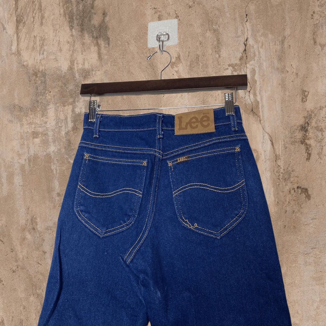 Vintage Lee MR Jeans Union Made in USA Dark Wash Straight Fit - Etsy