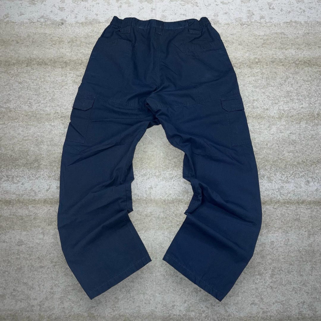 Vintage Propper Tactical Pants Navy Blue Baggy Double Knees Cargos ...