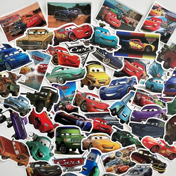 Dinoco Lightning Mcqueen Stickers - Etsy