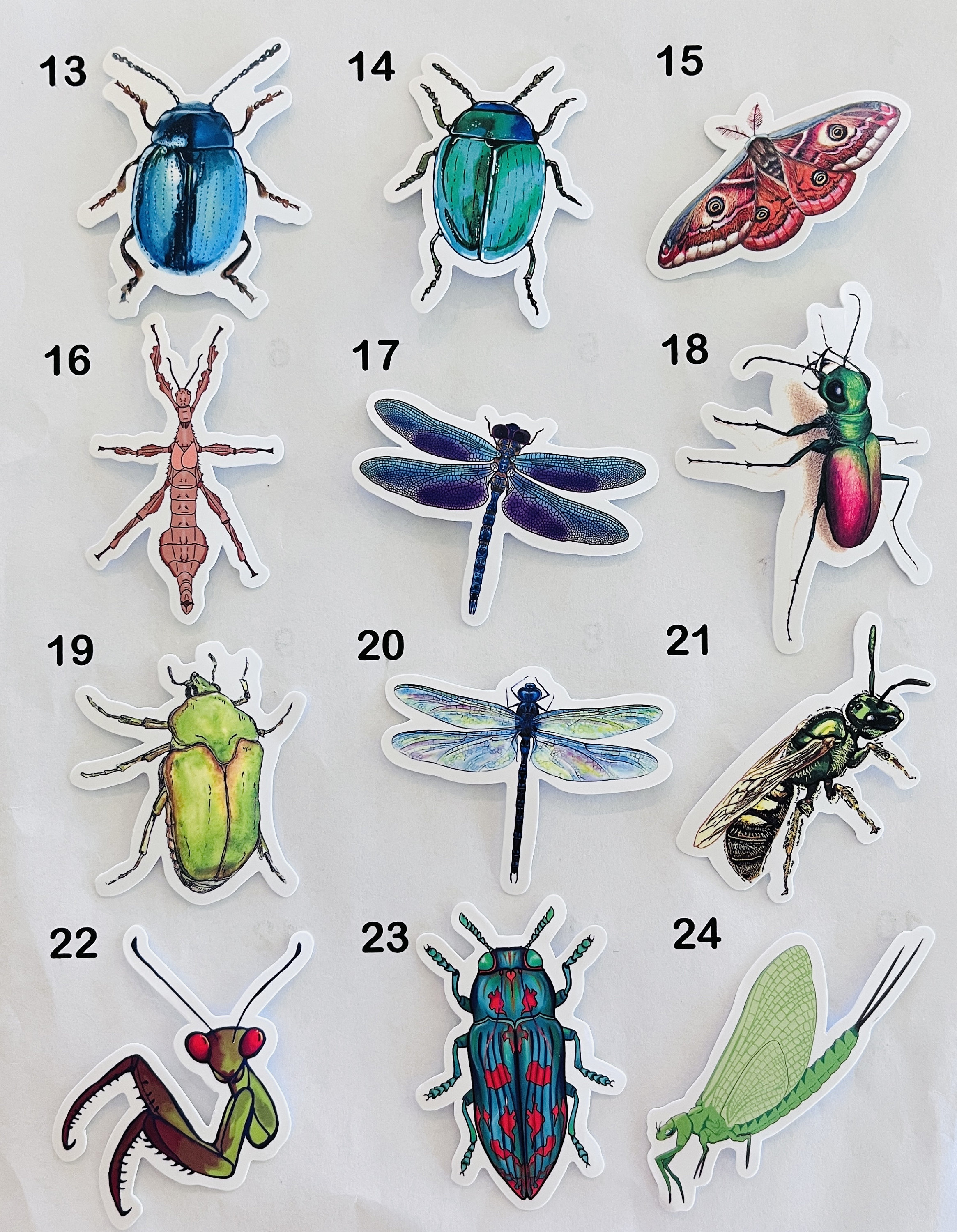 1 50 Pcs Bugs Insects Stickers Party Favor Piñata Stuffer - Etsy