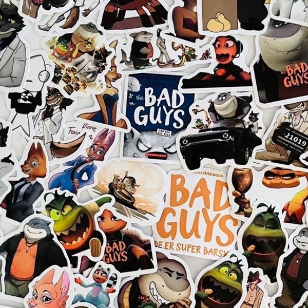 Bad Guys Birthday Party Supplies - Etsy