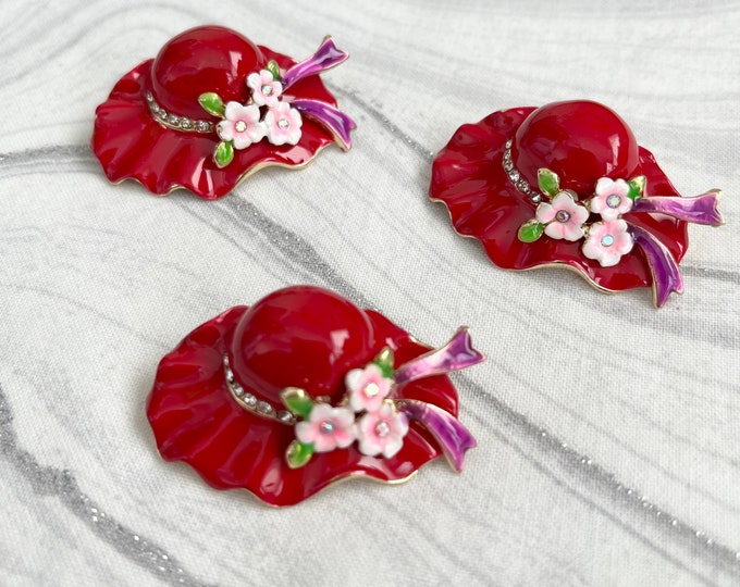 Red Hat Charms - Etsy