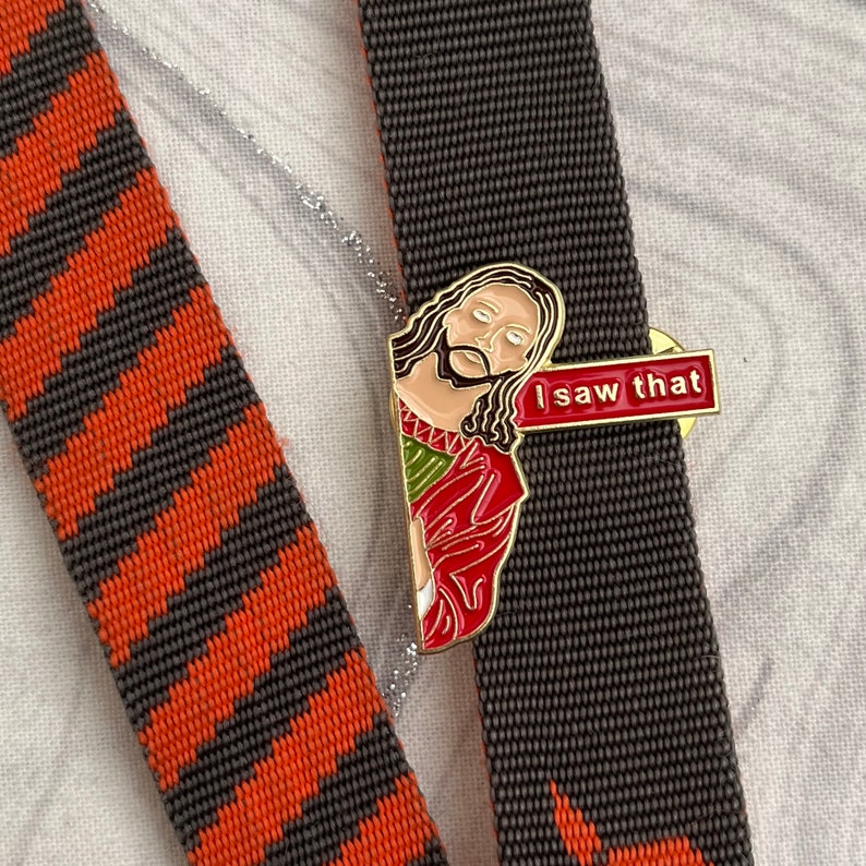 RESTOCKED! Jesus I Saw That Enamel Pin Christian Believer Christ ...