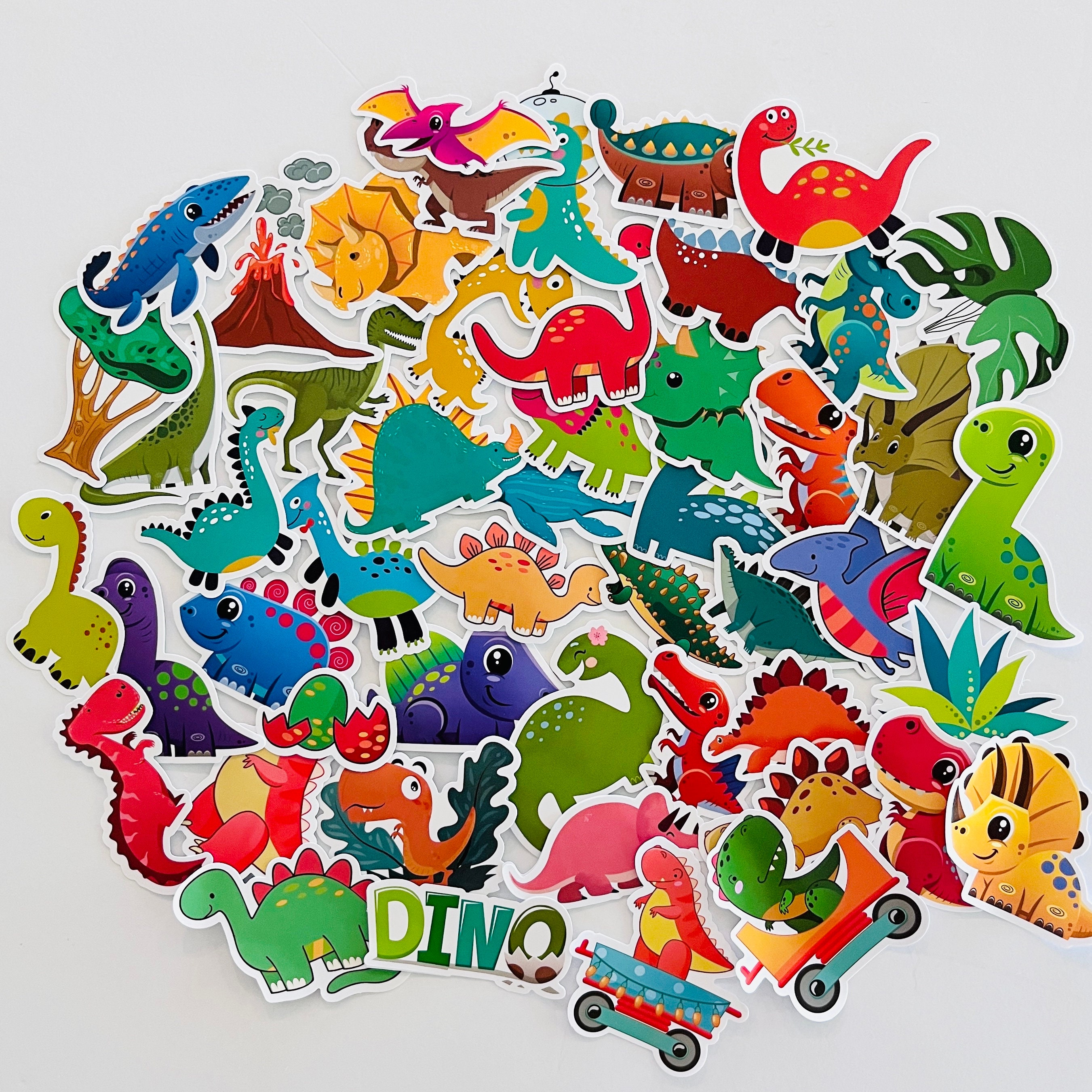1 50 Pcs 2 Dinosaur Stickers Party Favor Kid Gift Piñata - Etsy