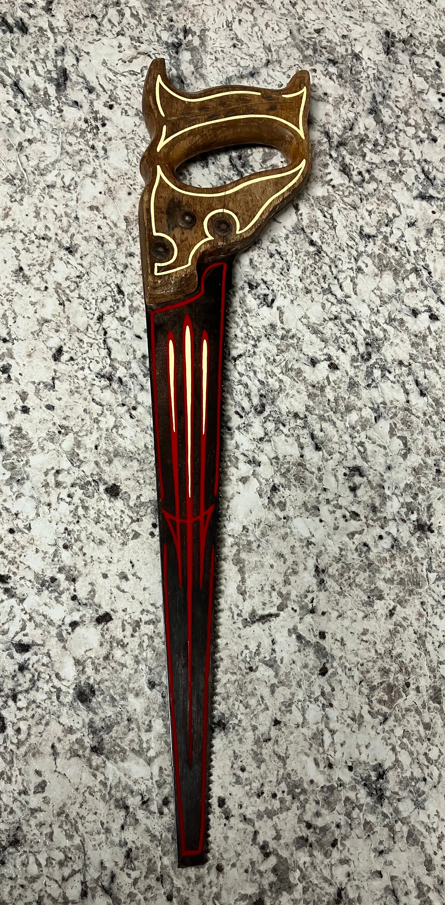 Double Sided Pinstriped Vintage Saw - Etsy