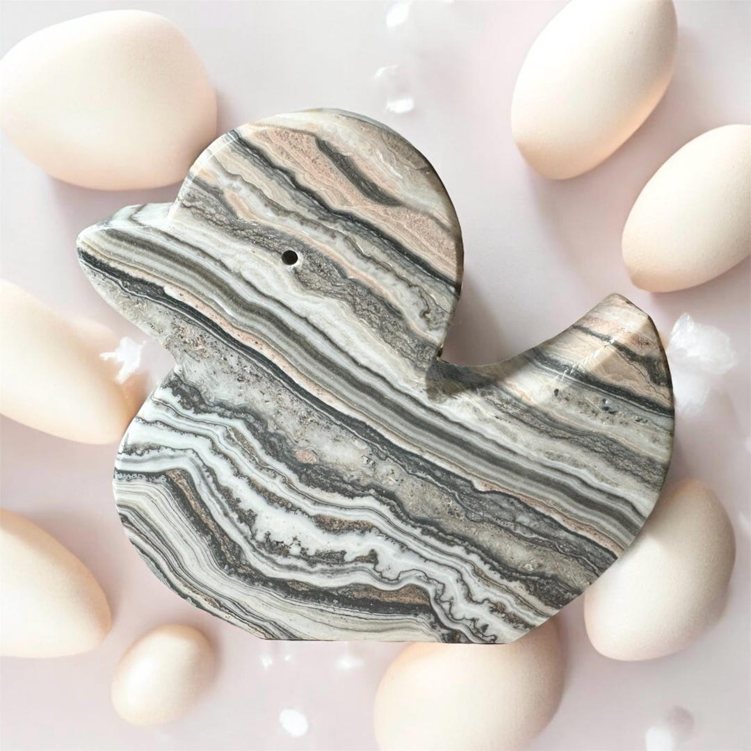 Onyx and Calcite Duck Carvings From Mexico Handcrafted Stone Duck ...