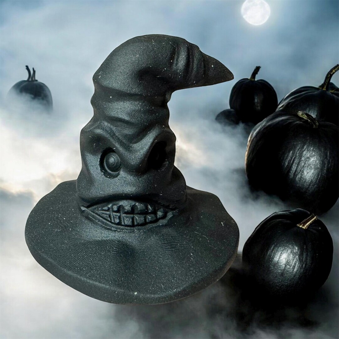 Magical Matte Black Obsidian Wizarding Hats|crystal Hat for Protection ...