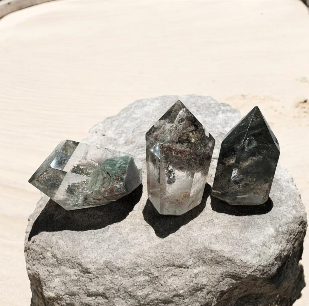Gorgeous Garden Quartz Free Form | Lodolite Crystal for Healing ...